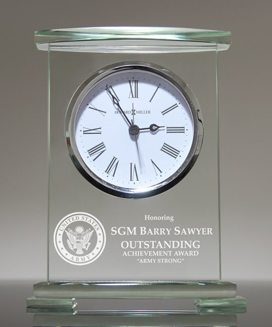 Army Officer Retirement Award Clock, USA Military Award | Edco Awards