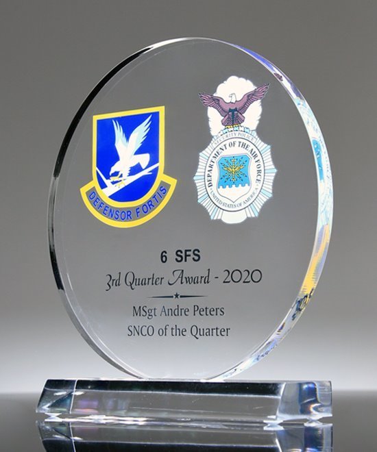 Custom Military Award - Air Force SNCO | Edco Awards