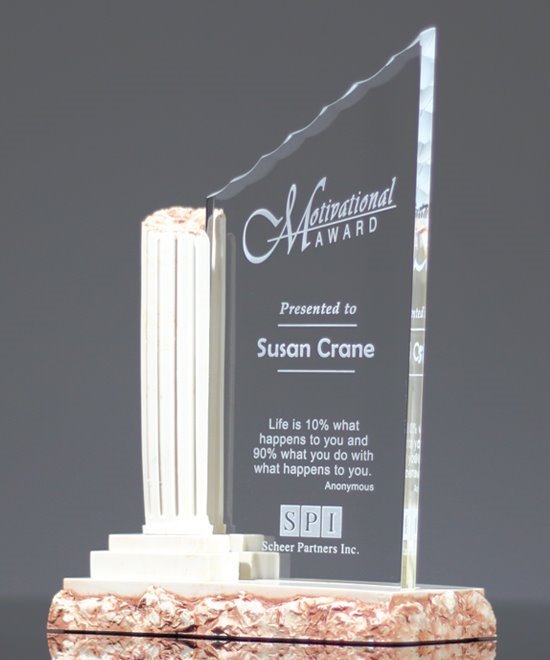 Greek Column Stone Award: Corinthian Column Trophy | Edco Awards
