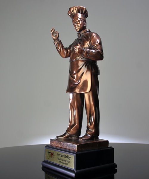 Modern Chef Sculpture | Edco Awards
