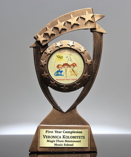 Star Banner Custom Insert Award | Edco Awards