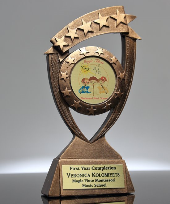Star Banner Custom Insert Award | RFS400 | Edco Awards