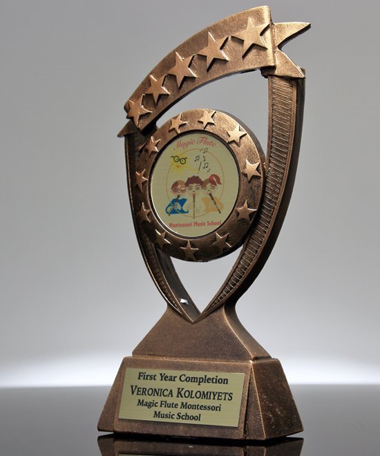 Star Banner Custom Insert Award | Edco Awards