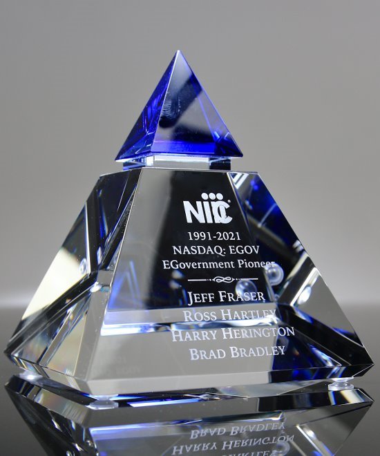 Apex Crystal Pyramid Award