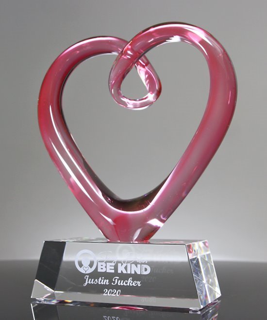 Valerian Crystal Heart Award | Edco Awards