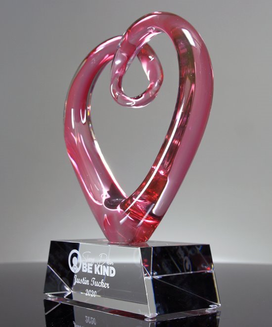 Valerian Crystal Heart Award | Edco Awards