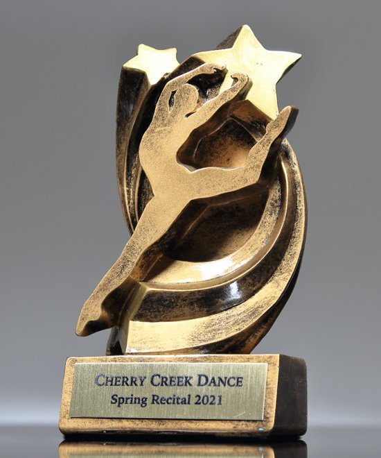 Star Swirl Dance Trophy | Edco Awards