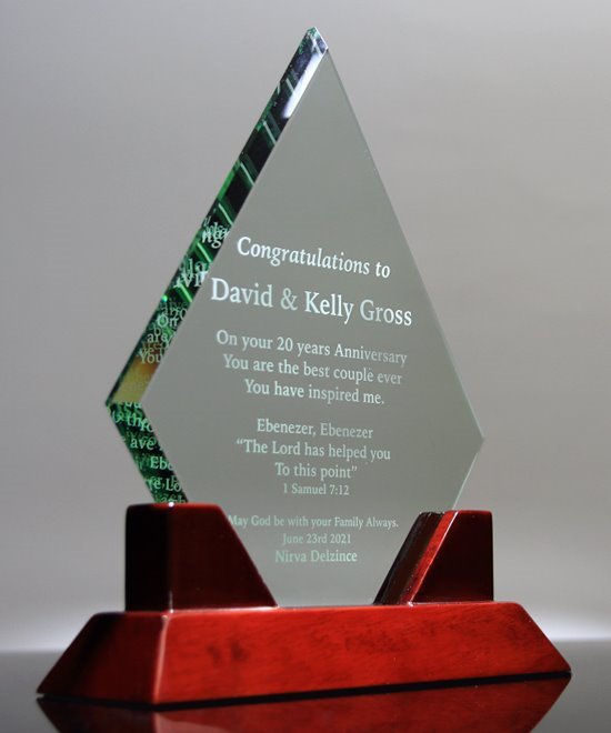 Religious Crystal Diamond Award | PTG73 | Edco Awards