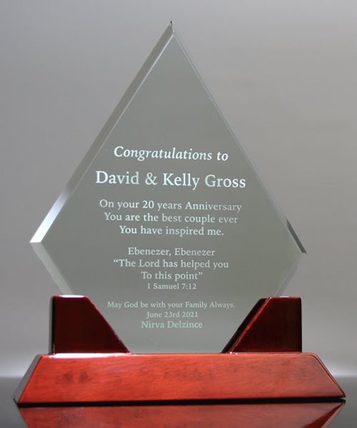 Religious Crystal Diamond Award | PTG73 | Edco Awards