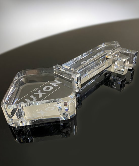 Clear Crystal Key Award | Edco Awards