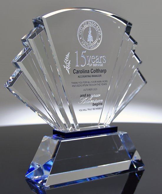 Accomplished Performance Crystal Award, Prosperity Award | Edco Awards