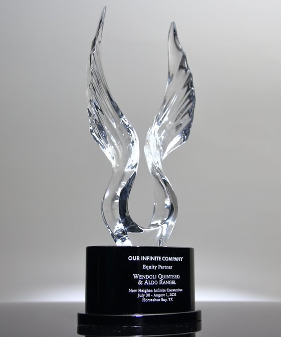 Crystal Wings Trophy | Edco Awards