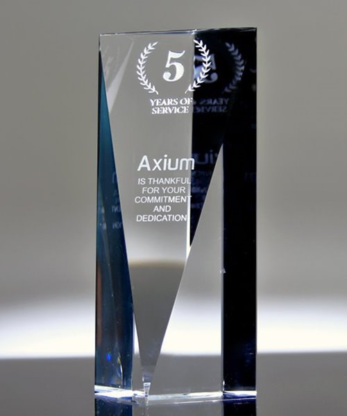 Years of Service Crystal Tower | Employee Award | Edco Awards