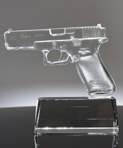Crystal Gun Trophy, Revolver Award | Edco Awards