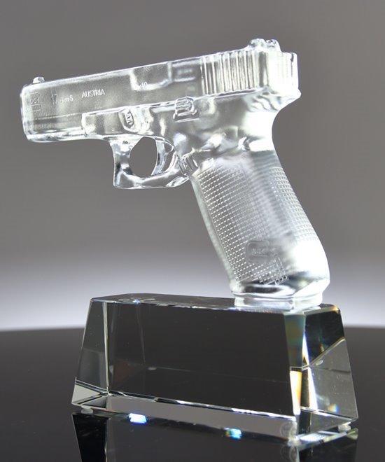 Crystal Gun Trophy, Revolver Award | Edco Awards