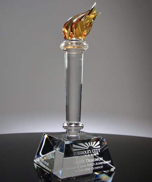 Crystal Torch Trophy | Amber Flame Award | Edco Awards