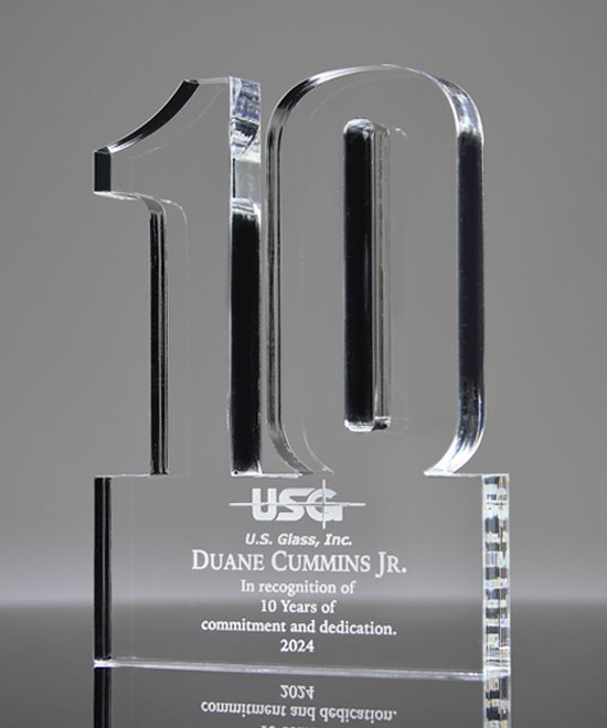 10 Year Anniversary Award | Employee Gift | Edco Awards
