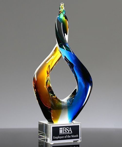 Unity Glass Art Sculpture Award, GLSC9 | Edco Awards