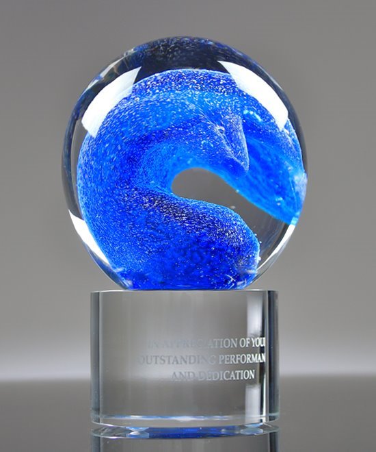 Tidal Wave Sphere Trophy | Edco Awards
