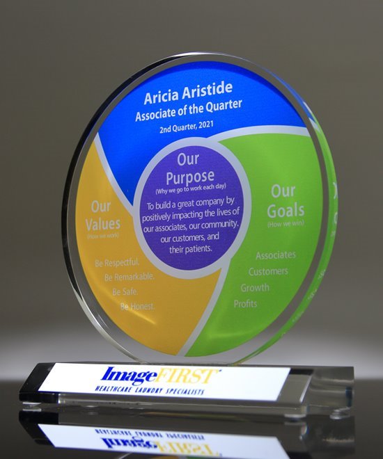 Core Values Acrylic Trophy | Edco Awards