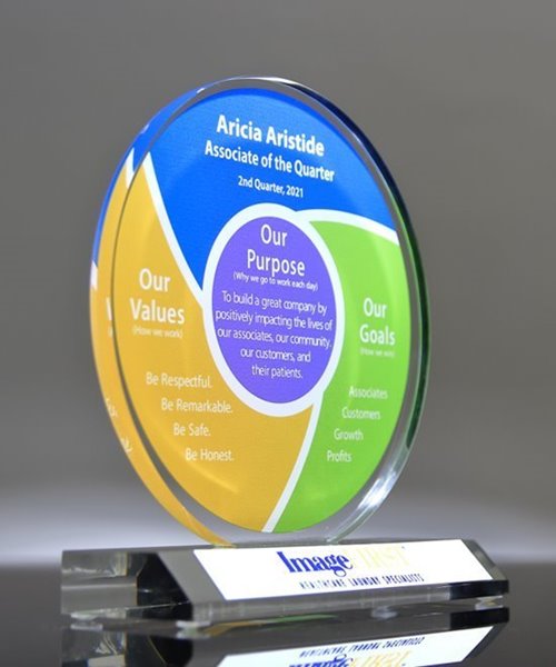 Core Values Acrylic Trophy | Edco Awards