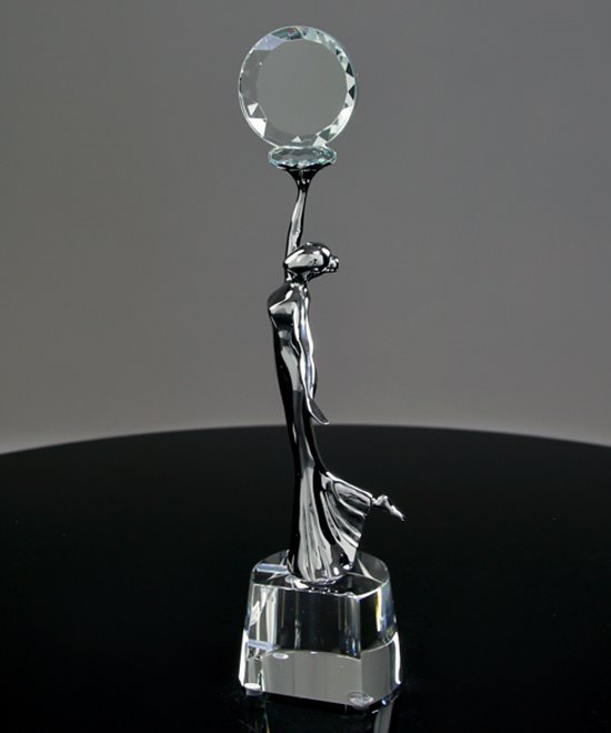 Woman Entrepreneur Award | Chrome & Crystal Trophy | Edco Awards