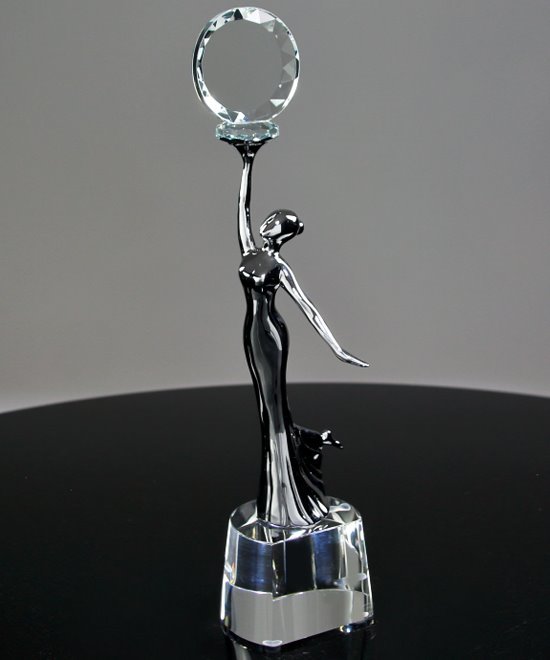 Woman Entrepreneur Award | Chrome & Crystal Trophy | Edco Awards