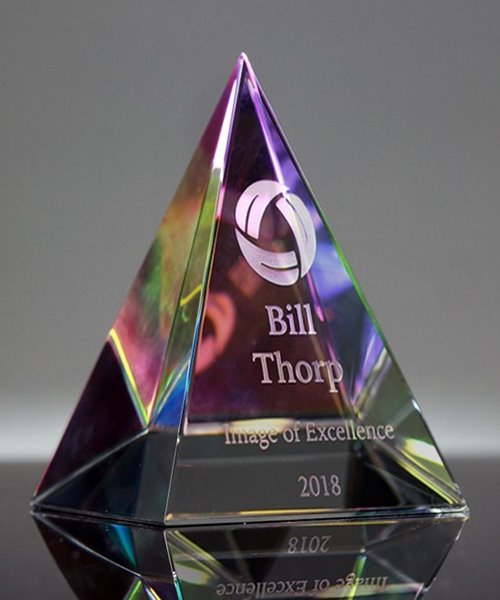 Prismatic Crystal Pyramid Award | Edco Awards