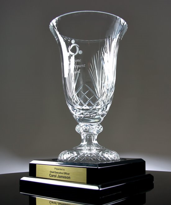 Concerto Bowl Cut Crystal Trophy