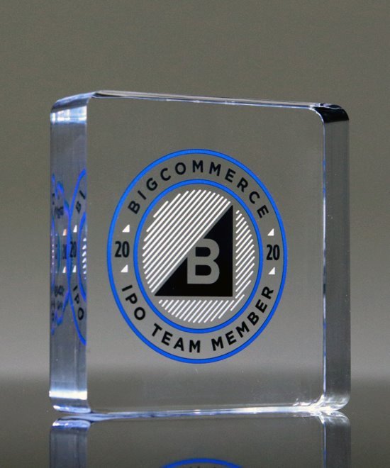 Round Edge Acrylic Square Award | Edco Awards