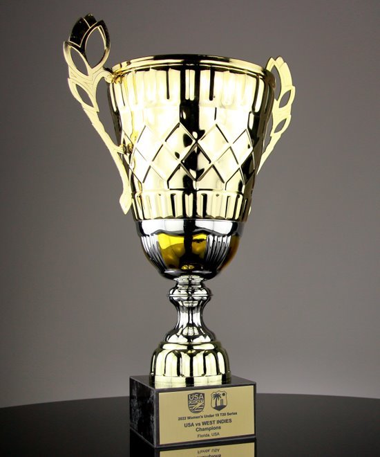 Regal Diamond Two-Tone Trophy Cup | AMC21 | Edco Awards