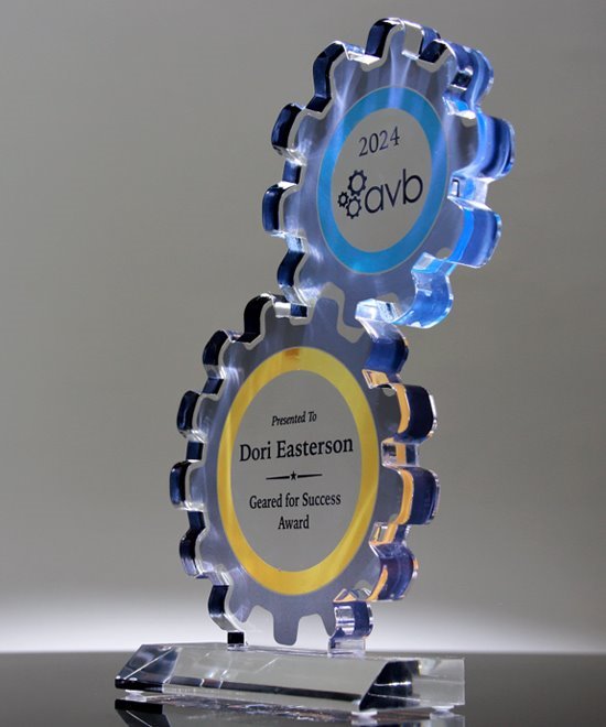 Connecting Gears Trophy | Edco Awards
