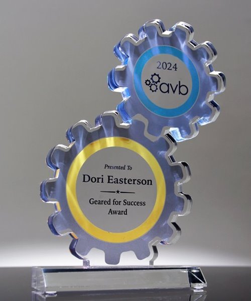 Connecting Gears Trophy | Edco Awards