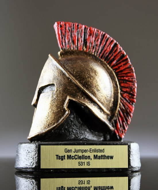 Warrior Trophy | Spartan Award | Trojan Helmet Trophy | Edco Awards