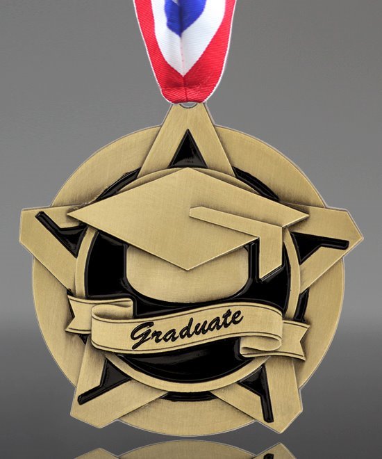Super Star Graduate Medal | Edco Awards
