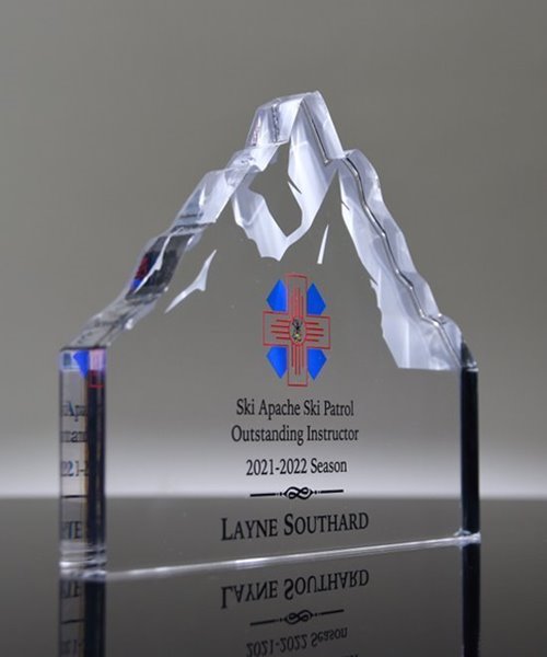 Acrylic Mountain Full Color Award | Edco Awards