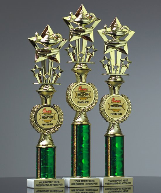 Scholastic Wreath Riser Trophy | Edco Awards
