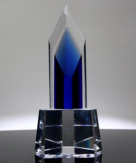 Visionary Diamond Blue Crystal Award | Edco Awards