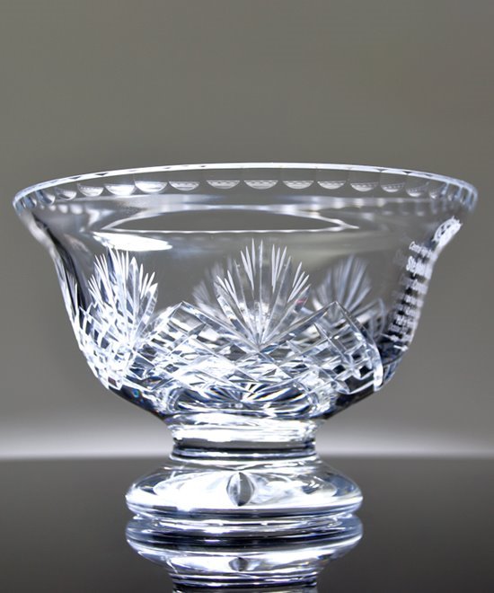 Durham Cut Crystal Pedestal Bowl Trophy | C642DU-8 | Edco Awards