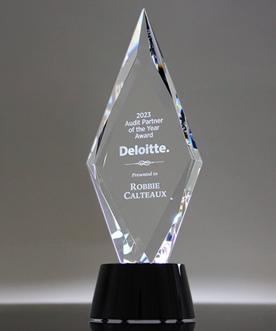 Distinctive Diamond Crystal Award | Edco Awards