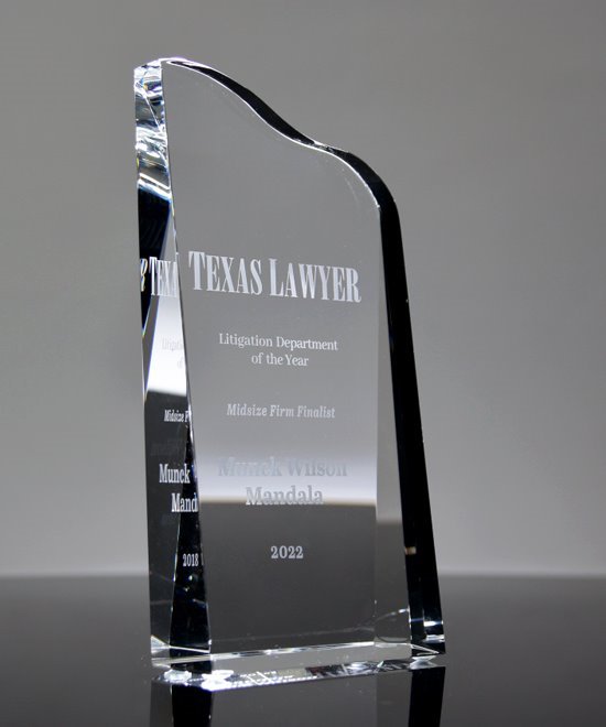 Cascada Crystal Wave Award | Optical Crystal Recognition Trophy | Edco ...
