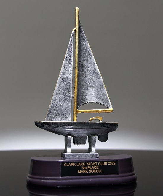 Sailboat Trophy | RX501SG | Edco Awards