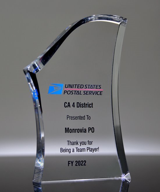 Full Color Acrylic Recognition Award | Edco Awards