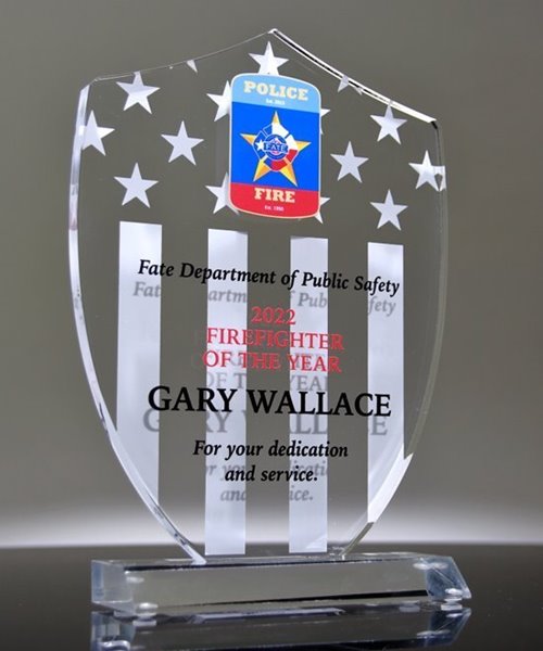 Firefighter Shield Award, Fire Department Awards | Edco Awards