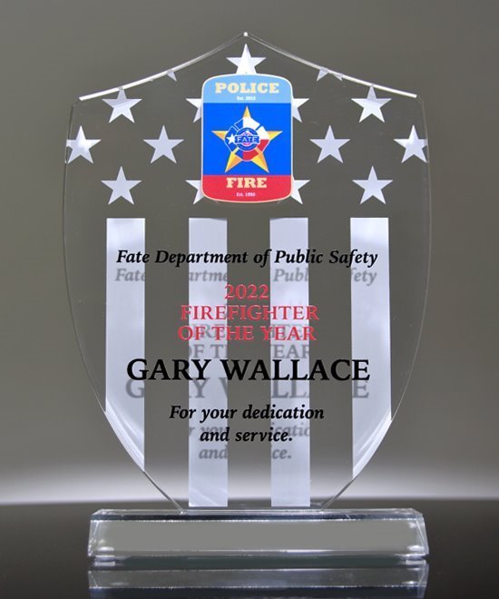 Firefighter Shield Award, Fire Department Awards | Edco Awards