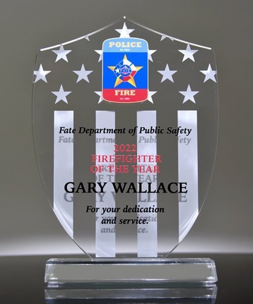 Firefighter Shield Award, Fire Department Awards | Edco Awards