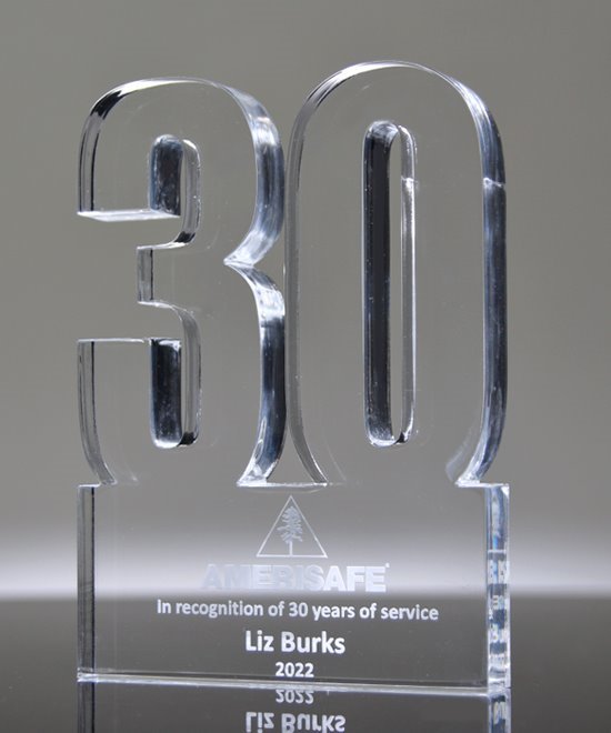30 Year Anniversary Award | Employee Gift | Edco Awards