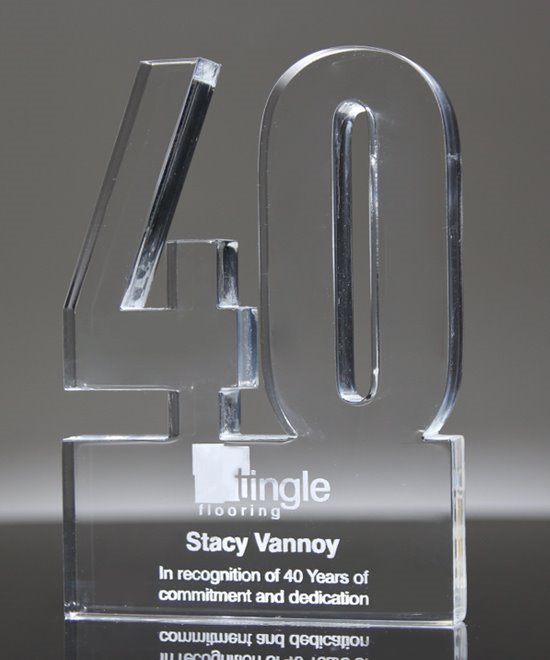 40 Year Anniversary Award | Employee Gift | Edco Awards