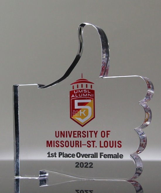 Thumbs Up Acrylic Award | Edco Awards