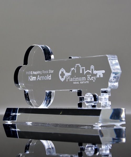 Acrylic Key Award | Key to the City Plaque | Edco Awards